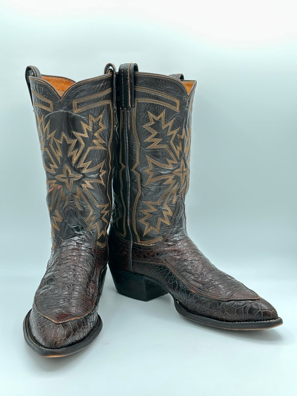Tony Lama 1960s Preban Sea Turtle Cowboy Boots size 10 D – Western Boot ...