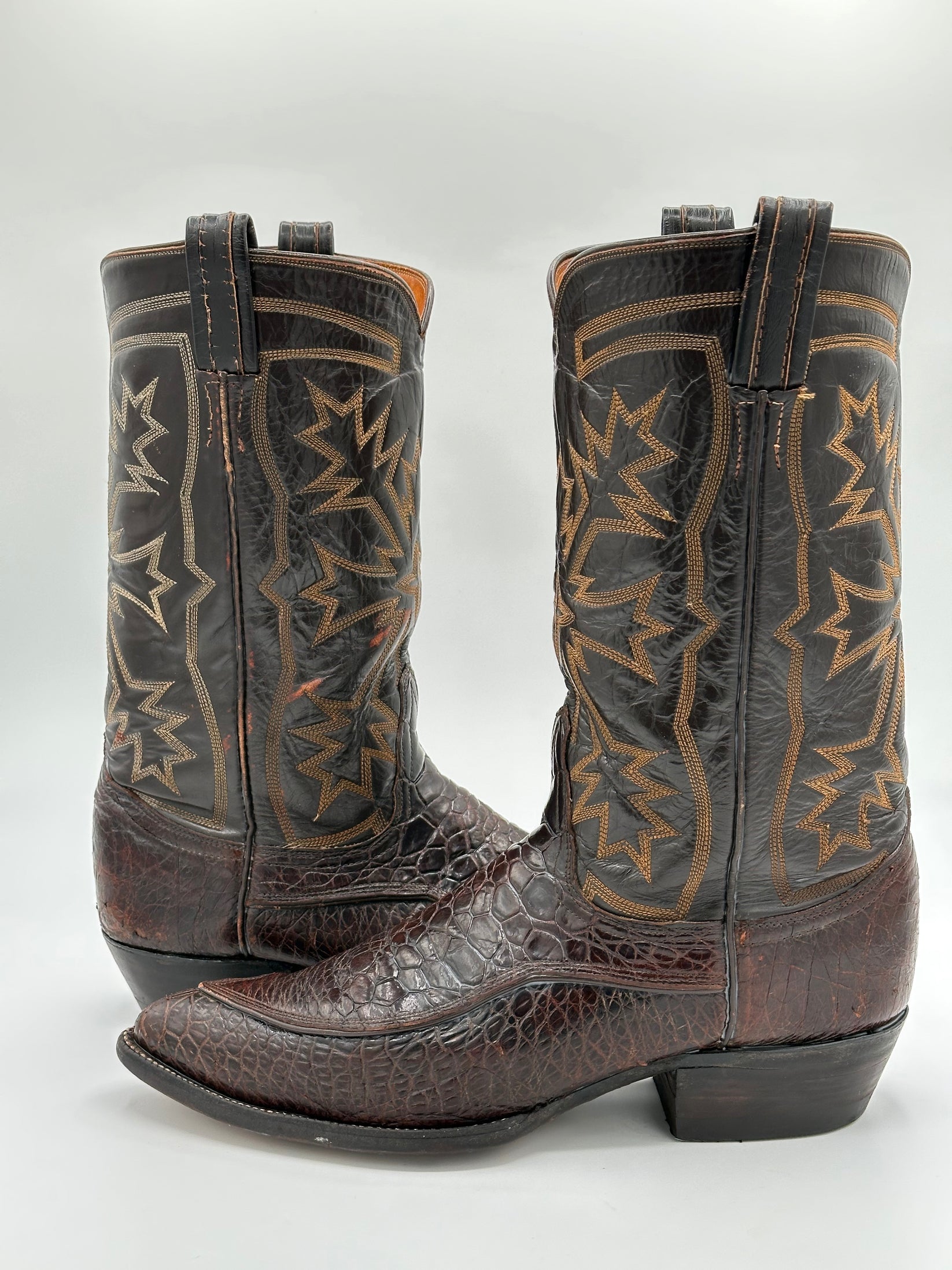 Tony Lama 1960s Preban Sea Turtle Cowboy Boots size 10 D – Western Boot ...