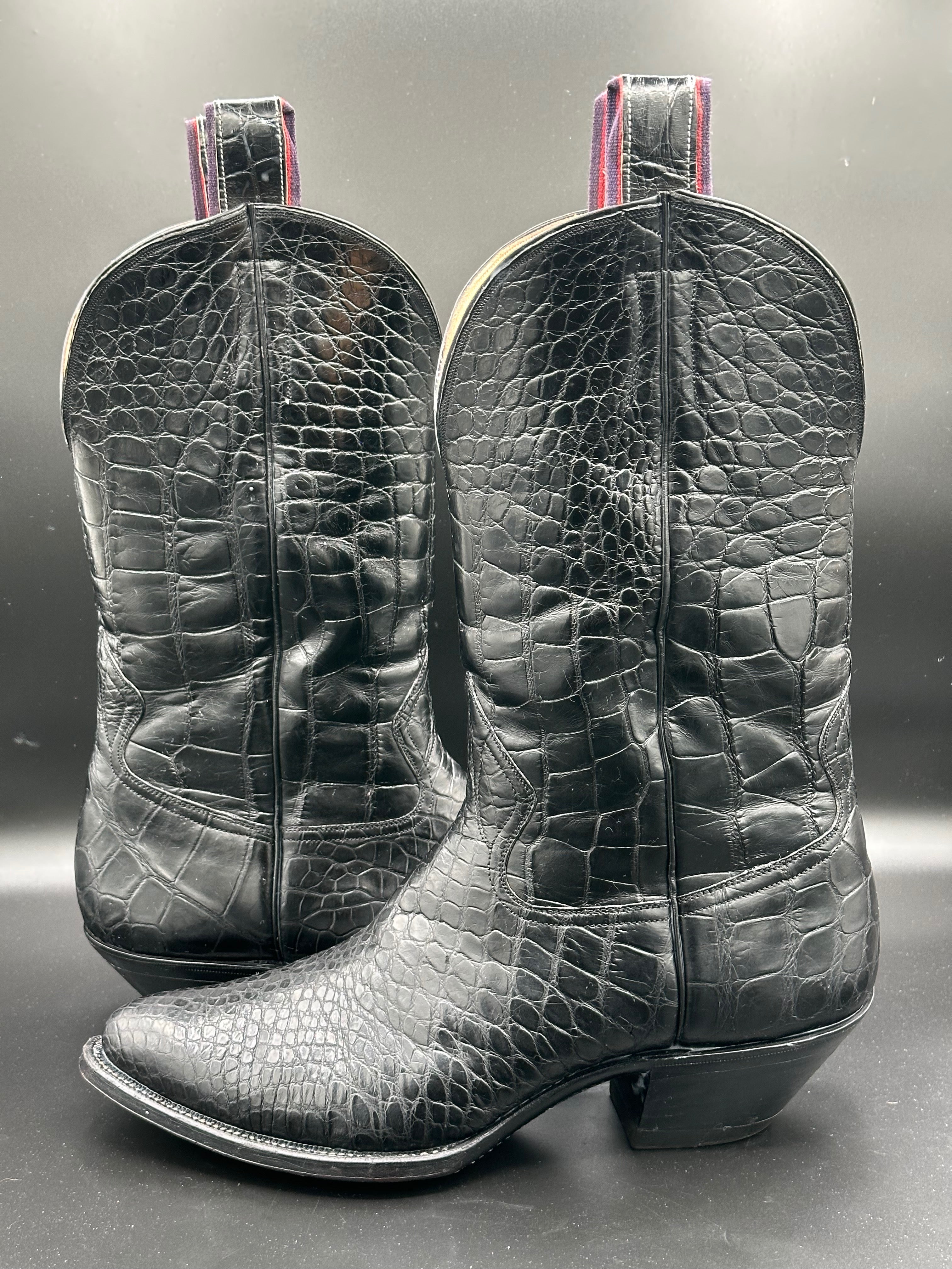 Griffith - Blucher Boot Company Custom Full American Alligator Western ...